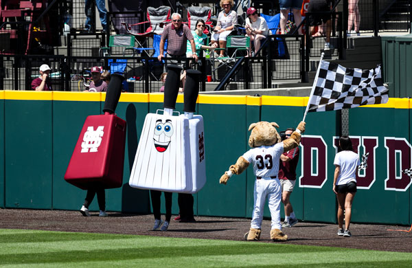 Mississippi State University - Racing Cowbells - Olympus Mascots