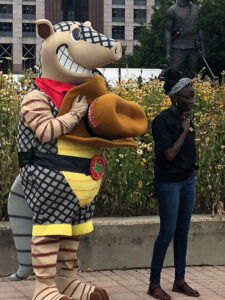 Texas Roadhouse Mascot - Andy Armadillo - Olympus Mascots