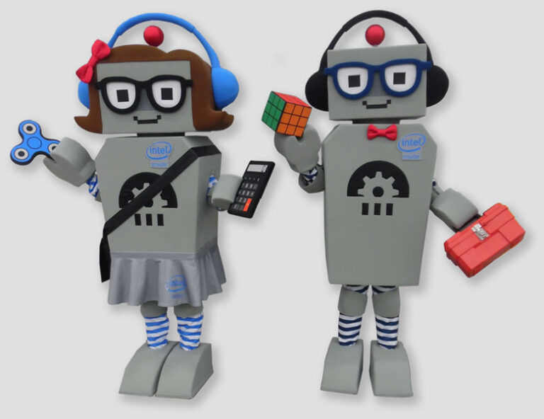 Robots - Intel - Olympus Mascots