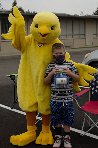 Jenkins Foundation – Airy the Canary Mascot - Olympus Mascots