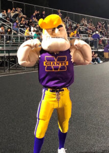 Marion High School Mascot - Stretch Murphy - Olympus Mascots