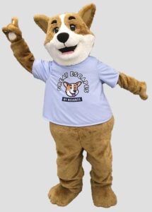 Campin' Corgi - Great Escapes North Texas - Olympus Mascots