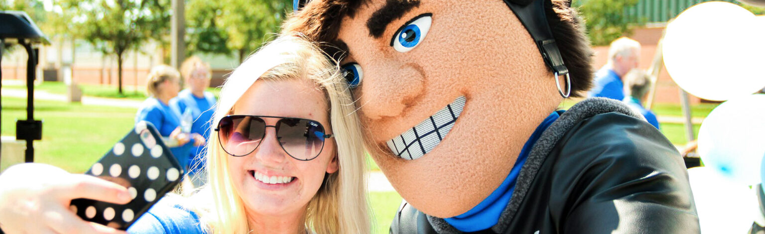 Ace The Aviator Mascot - ASU-Newport - Olympus Mascots