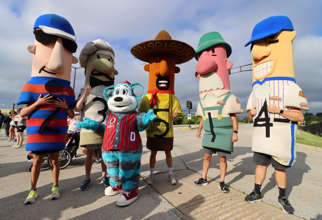 Training to Become a Racing Mascot - Olympus Mascots